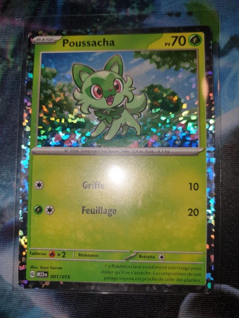 CARTE POKÉMON POUSSACHA HOLO 001/015 1/15 M23FR McDonald's Mcdo 2023 Promo fr EUR 4,40 - PicClick FR