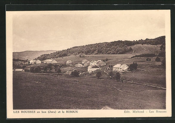 CPA LES ROUSSES, en bas et le Risoux EUR 2,00 - PicClick FR