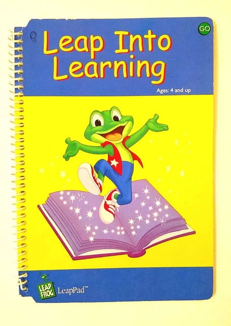 LEAPPAD LEARNING SYSTEM starter book 'Leap Into Learning' cartridge not ...