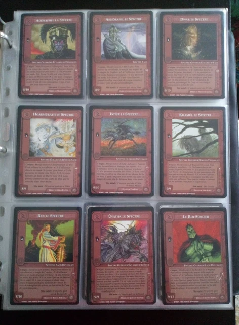 MIDDLE-EARTH MECCG THE Lidless Eye French Full Set of 417 Cards Mint ...