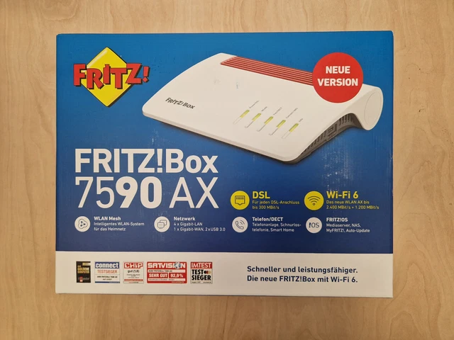 ROUTER AVM FRITZ!BOX 7590 AX v2 - Neu und original verpackt EUR 1,00 - PicClick DE