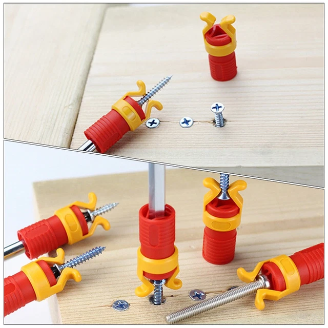 5 PCS SCREW Holder Clamp Woodworking Screw Fixing Tools Screws Gripper ...