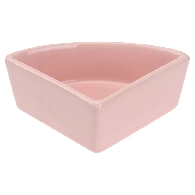 RABBIT WATER BOWL Guinea Pig Dish Hamster Triangle Pet £10.35 - PicClick UK