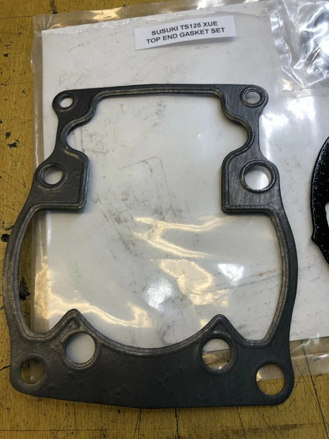 KIT JOINT MOTEUR embase + culasse + echappement suzuki ts 125 x u e ...