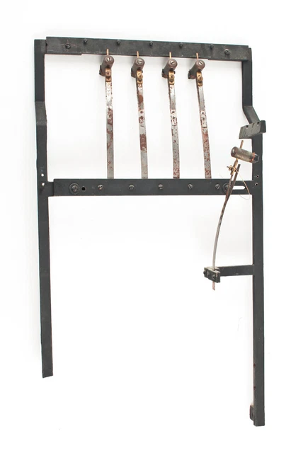 5 TUBE GRANDFATHER clock tube hanging rack assembly @ 1910 Original ...