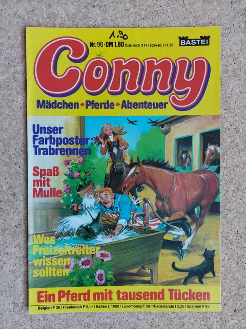 BASTEI COMIC / Conny Nr. 96 / Z1-2 / ohne Poster / mit Sammelbild EUR 2 ...