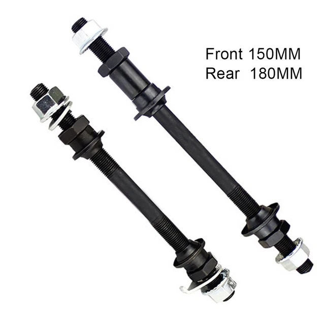 MOUNTAIN HUB AXLE Rear Solid Spindle Wheel Axle Bicycle Bike Duable Hot ...
