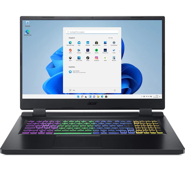 ACER NITRO AN517 Intel Core i7-12700H 17,3 16GB RAM 2TB SSD RTX4060 ...