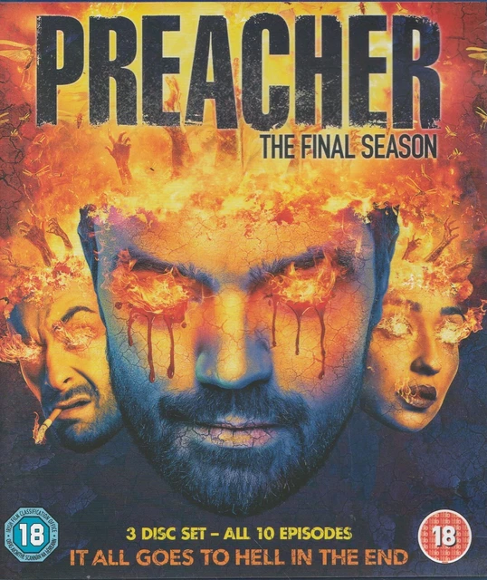 PREACHER SERIES 4 3xBlu-ray 2019 Dominic Cooper/Joseph Gilgun/Ruth Negga EUR 17,13 - PicClick IT