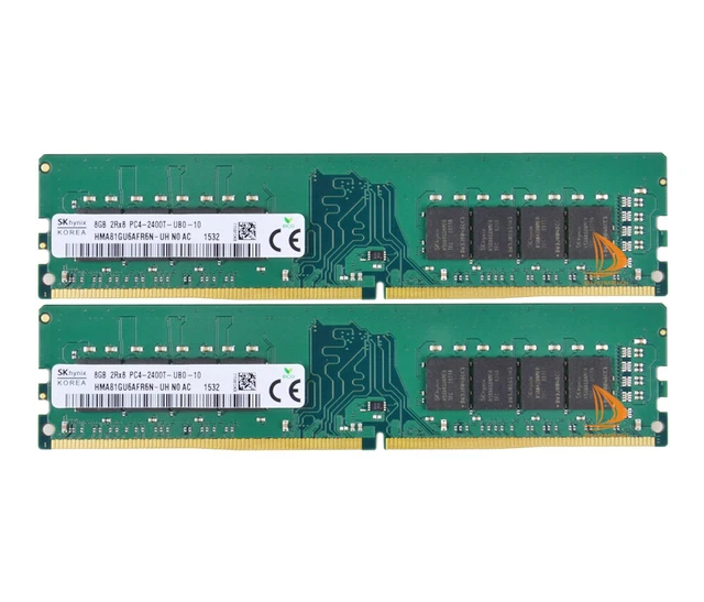 16GB RAM SK Hynix 2x 8GB DDR4 PC4-2400T 2400MHz 288Pin UDIMM Desktop ...