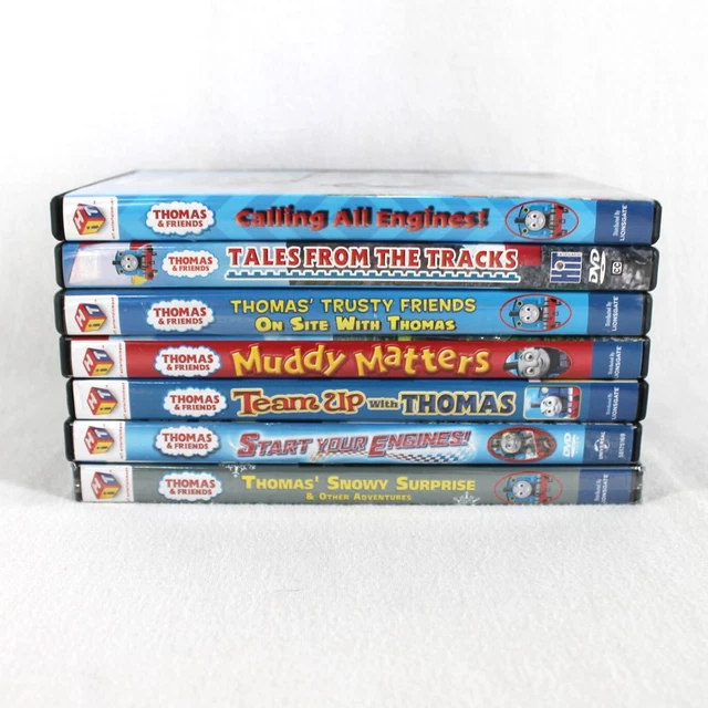 THOMAS THE TRAIN - Thomas & Friends DVD Lot of 7 Movies incl 3 dvd set ...