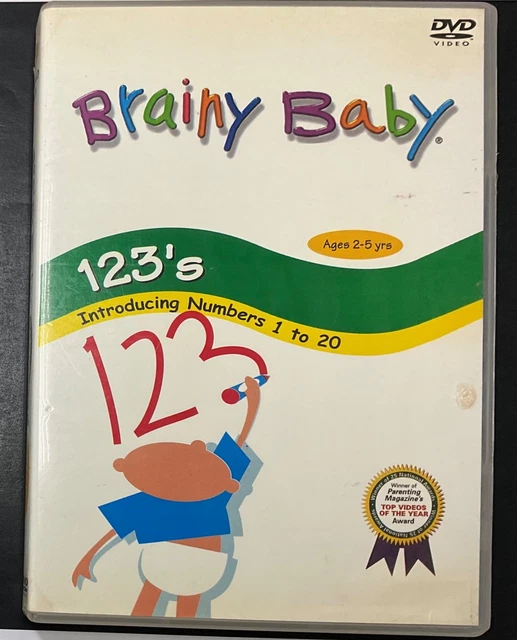 BRAINY BABY 123 Introducing Numbers 1 to 20 DVD VG+ EUR 10,36 - PicClick IT