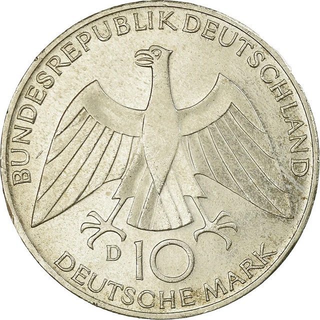 MONNAIE, RÉPUBLIQUE FÉDÉRALE allemande, 10 Mark, 1972, Munich, SUP ...