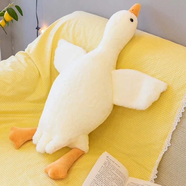 50 130cm Hot Goose Plush Stuffed Soft Duck Sleeping Pillow Sofa Cushion