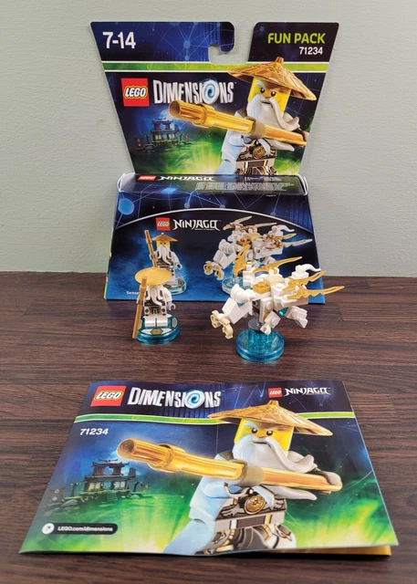 LEGO DIMENSIONS 71244 Ninjago Sensei Wu Fun Pack - Boxed & Complete £15 ...