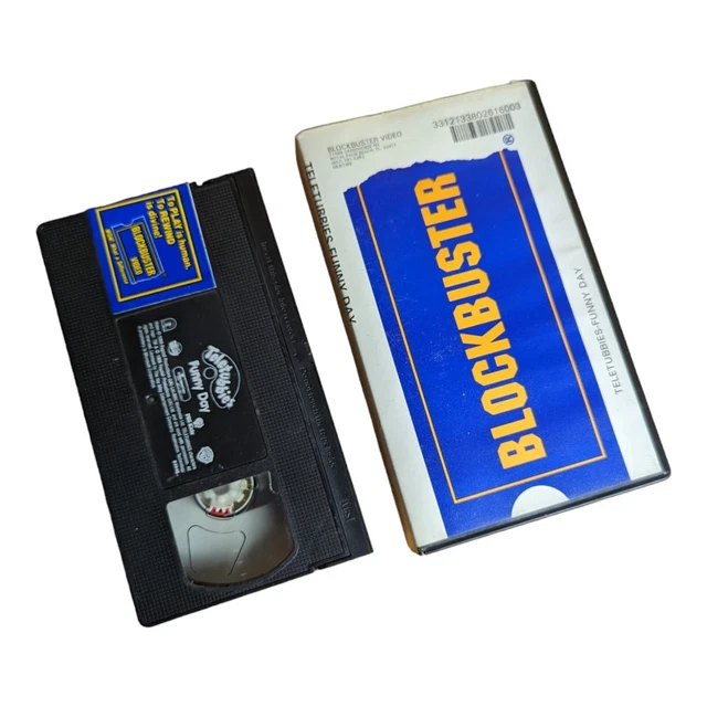 BLOCKBUSTER VIDEO CLAMSHELL Teletubbies Funny Day VHS 1999 Vintage ...