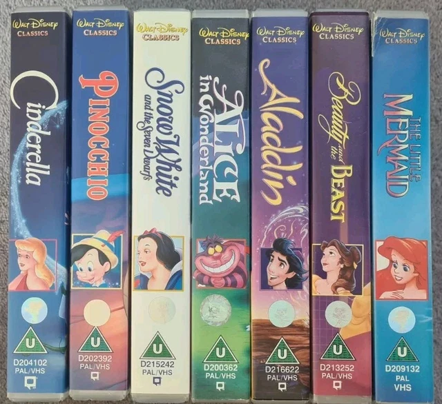 7 X WALT Disney Classics VHS Tapes Bundle (See Description) £3.49 - PicClick UK