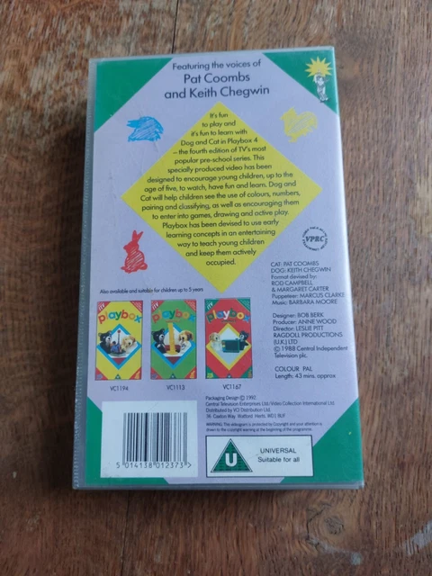 PLAYBOX VOLUME 4 Pat Coombs Keith Chegwin Pal Vhs Video Kids Children £ ...