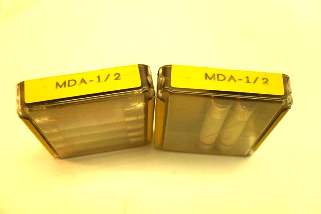 QTY 6 - MDA-1/2 Bussman Fuse 1/2A Ceramic Tube Time Delay NIB £11.39 ...