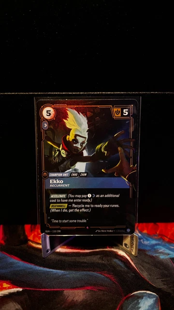 LEAGUE OF LEGENDS TCG Riftbound Origins EKKO - RECURRENT 110/298 ...