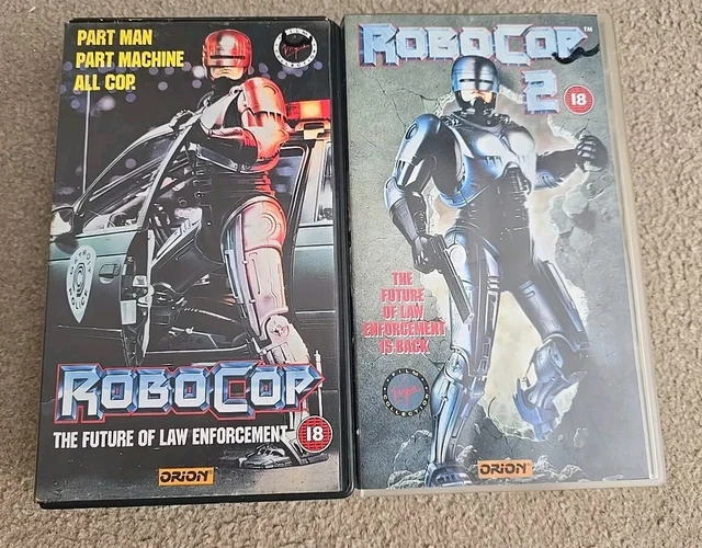 ROBOCOP 1&2. 2x VHS Video Cassette Tapes Sci-Fi 1980s/90s £14.99 ...