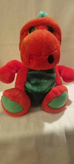 B14 - RED Dragon Plush Teddy Bear Soft Toy Stuffed Animal £3.31 ...