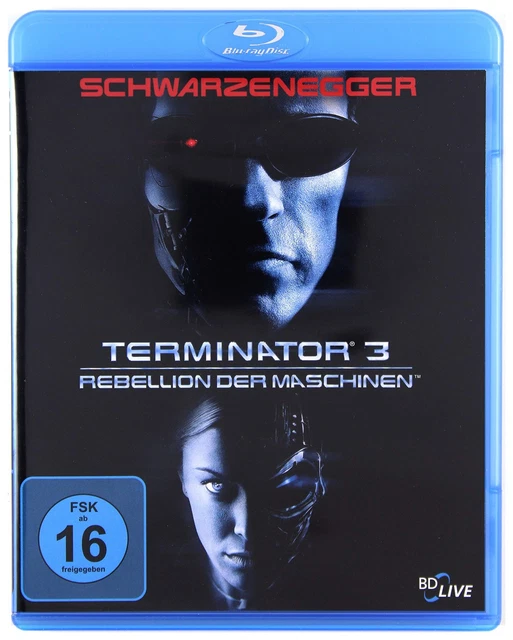 TERMINATOR 3: REBELLION DER MA (Blu-ray) Arnold Schwarzenegger Nick ...