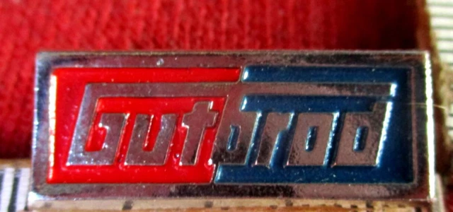 GUTBROD SCHILD LOGO Schriftzug Werbung Trecker Traktor Abzeichen Orden ...