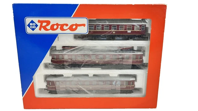 (40) ROCO H0 43065 Elektrotriebwagen ET 85 05, rot, DC, Ep.III DB OVP ...