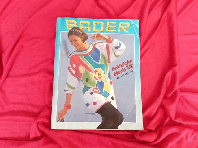 BADER FRÜHJAHR SOMMER 1992 - vintage Versandhauskatalog #430 EUR 49,99 ...