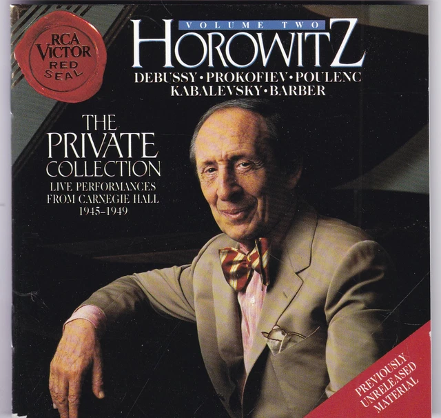 VLADIMIR HOROWITZ - The Private Collection: Carnegie Hall 1945-1949 EUR ...