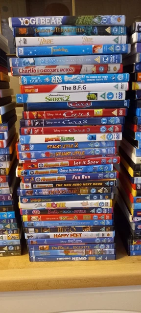90 X KIDS DVD Bundle Job Lot LEGO/ Batman/Gruffalo/Fireman Sam/Happy ...