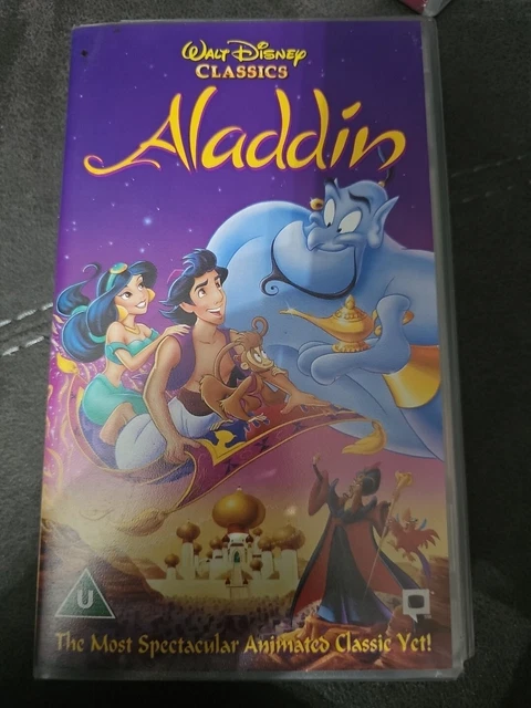 WALT DISNEY CLASSICS Aladdin (VHS 1994) Collectable £0.99 - PicClick UK