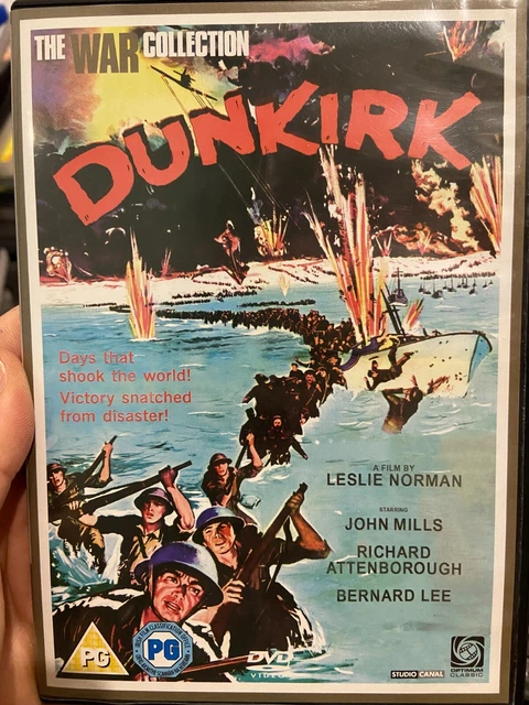 DUNKIRK REGION 2 DVD (1958 John Mills / Richard Attenborough war drama movie) £10.09 - PicClick UK