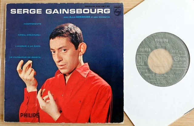 EP SERGE GAINSBOURG "Le Claqueur de doigts" ORIGINAL FRENCH PRESS RARE ...