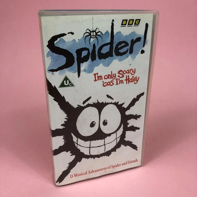 VINTAGE CBBC SPIDER! Cult Kids TV Cartoon VHS Video Tape 1990s 1992 £9. ...