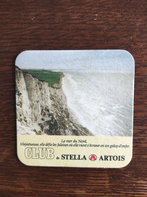 RARE SOUS BOCK bière Club Stella Artois Brasserie Belge Dessous de ...
