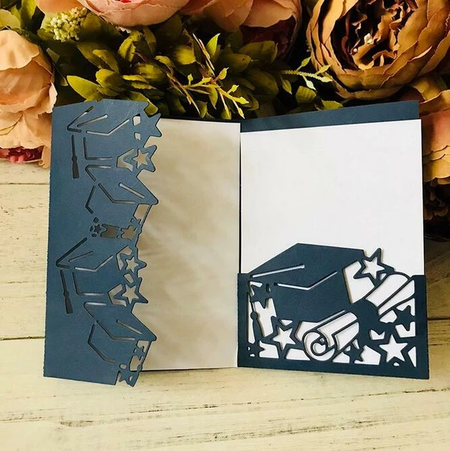 GRADUATION HAT METAL Cutting Dies Scrapbooking Paper Crafts Embossing ...