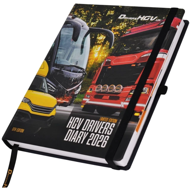 HGV DRIVERS DIARY 2026 (6th Edition) | UK Truck Driver Logbook Planner ...