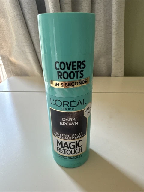 L'ORÉAL PARIS MAGIC Retouch Instant Root Concealer Dark Brown 75ml £7. ...