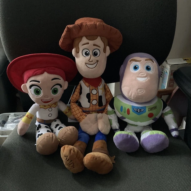 DISNEY PIXAR TOY Story Jesse Buzz Woody Soft Plush Toys £10.99 ...