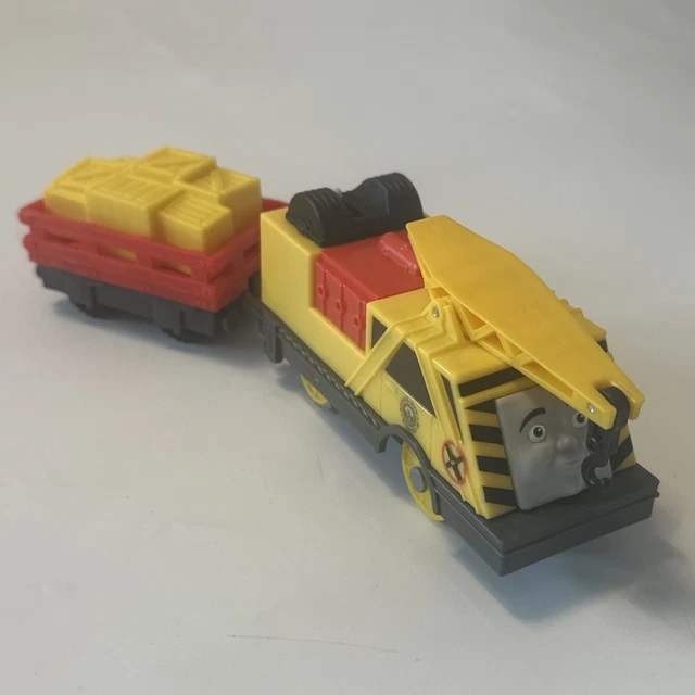 KEVIN CRANE ENGINE + TRUCK Thomas Trackmaster Track Motorised Train SEE ...