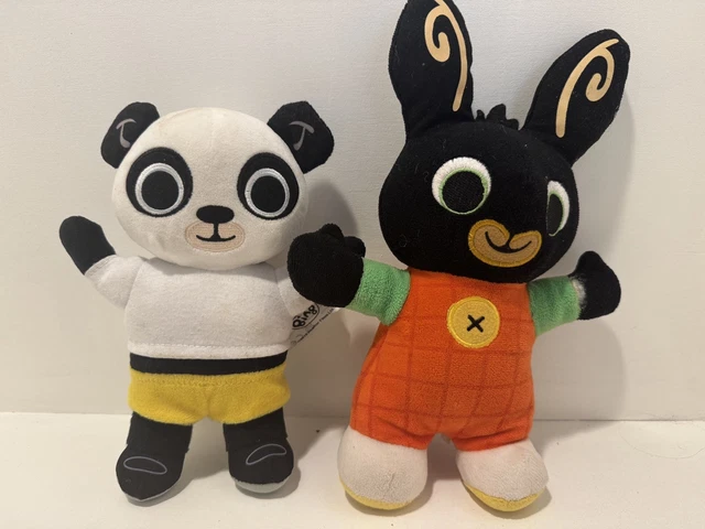 BING BUNNY AND Pando Plush Teddies Cebeebies £8.63 - PicClick UK