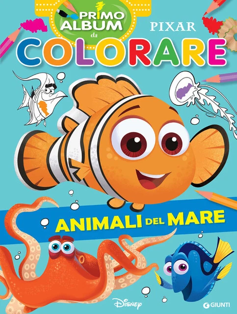 ANIMALI DEL MARE. Primo Album Da Colorare Pixar - - 2024 EUR 3,90 ...