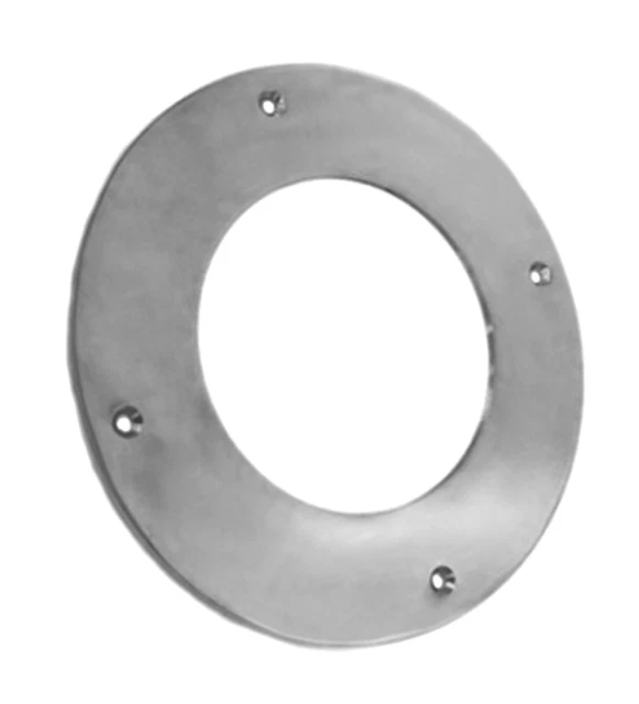 CHIMNEY PIPE CEILING trim for canal boat flues, Chrome 117mm id ...