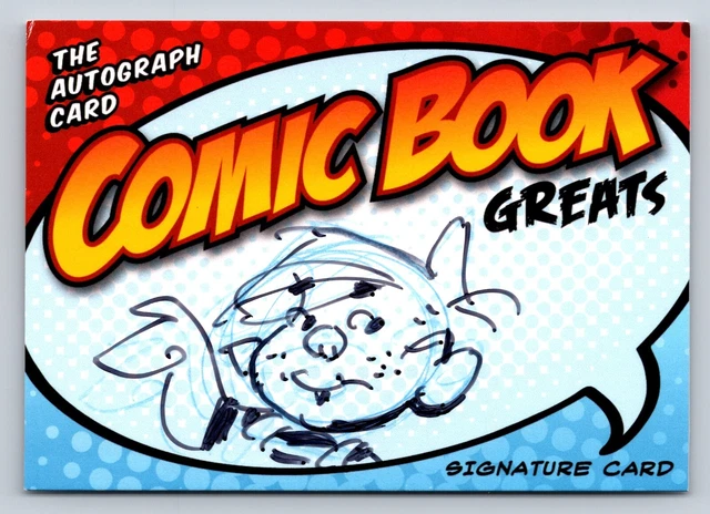 RON FERDINAND AUTHENTIC Autographed Dennis The Menace Hand Drawn Sketch ...