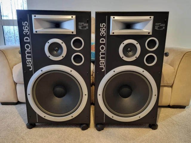 MATCHING PAIR OF Large Vintage (1995) JAMO D365 Speakers In Excellent ...