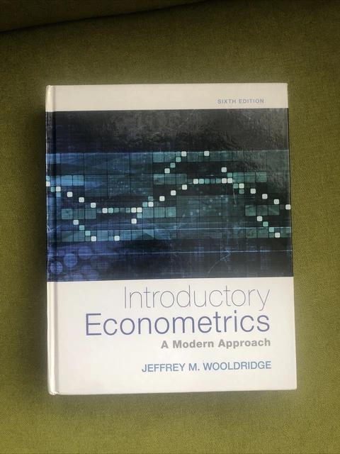 INTRODUCTORY ECONOMETRICS: A Modern Approach by Jeffrey Wooldridge £15. ... INTRODUCTORY ECONOMETRICS: A Modern Approach by Jeffrey Wooldridge £15. ...
