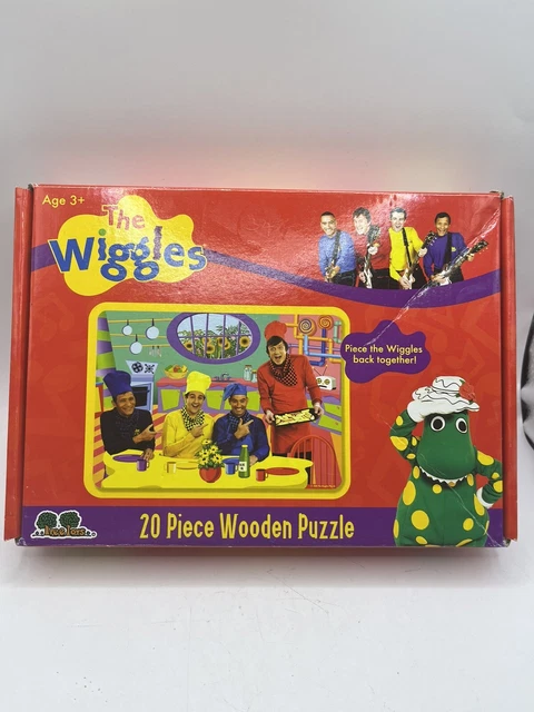 THE WIGGLES 20 Piece Wooden Puzzle Kitchen Scene Original Cast 2008 ...