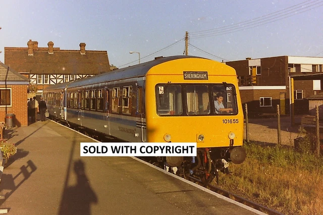 RAILWAY / TRAIN Negative 35mm DMU Loco class 101 101655 Sold with ...